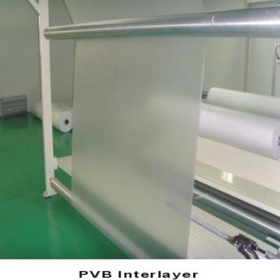 China PVB Interlayer film for Laminated Safety Glass of Curtain walls/Skylights/Canopy for sale