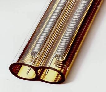 China IR heating tube Heater with gold for sale