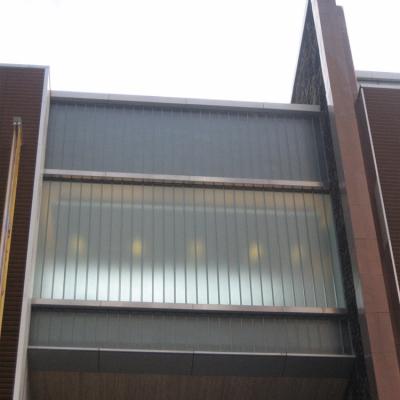 China Double Installation exterior facade U channel glass wall for sale