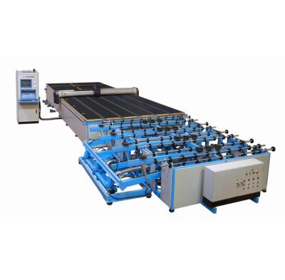 China CNC Automatic Glass Cutting machine loading table air float breaking section Line for sale