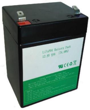 China FT-32LFP-12.8V6AH Lifepo4 Rechargeable Battery , New Lithium Ion Battery For Golf Cart for sale
