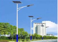 China 10M 115W Integrated Solar Led Street Light With 24V 50Ah Battery , High Bright for sale