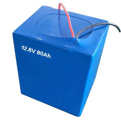 China 12.8v 80ah Lead Acid Replacement Battery Lifepo4 Battery Pack For Solar Street Lamp for sale