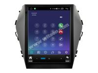 China 9.7'' Tesla Vertical Screen For Hyundai  Ix45 Santa Fe 3 2013-2016 Android Car Multimedia Player for sale