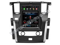 China 9.7'' Tesla Vertical Screen For Nissan Patrol Royale Armada Y62 2010-2020 Android Car Player for sale