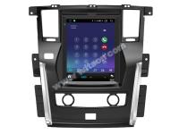 China 9.7'' Tesla Vertical Screen For Nissan Patrol Royale Armada Y62 2010-2020 Android Car Player for sale