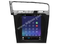 China 9.7'' Tesla Vertical Screen For VW Volkswagen Golf VII GOLF 7 MK7 GTI R 2012-2020 Left Hand Driver Android Car Multimedia Player for sale