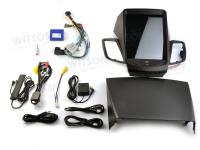 China 9.7'' Tesla Vertical Screen For Ford Fiesta MK7 2009-2017 Android Car Multimedia Player for sale
