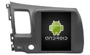 China 9.7'' Tesla Vertical Screen For Honda Civic 2005-2012 Left Hand Driver Android Car Multimedia Player for sale