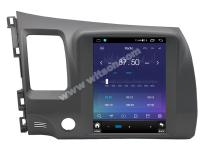 China 9.7'' Tesla Vertical Screen For Honda Civic 2005-2012 Left Hand Driver Android Car Multimedia Player for sale