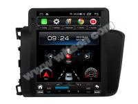 China 9.7'' Tesla Vertical Screen For Honda Civic 2012-2015 Left Hand Driver Android Car Multimedia Player for sale