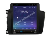 China 9.7'' Tesla Vertical Screen For Honda Civic 2012-2015 Left Hand Driver Android Car Multimedia Player for sale
