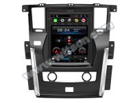 China 9.7'' Tesla Vertical Screen For Nissan Patrol Royale Armada Y62 2010-2020 Android Car Multimedia Player for sale