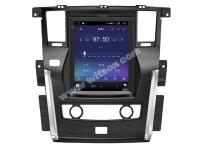 China 9.7'' Tesla Vertical Screen For Nissan Patrol Royale Armada Y62 2010-2020 Android Car Multimedia Player for sale