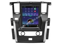 China 9.7'' Tesla Vertical Screen For Nissan Patrol Royale Armada Y62 2010-2020 Android Car Multimedia Player for sale