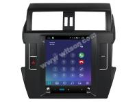 China 9.7'' Tesla Vertical Screen For Toyota Land Cruiser Prado 2014-2017 Android Car Multimedia Player for sale