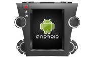 China 9.7'' Tesla Vertical Screen For Toyota Highlander 2 XU40 2007-2013 Android Car Multimedia Player for sale