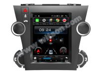 China 9.7'' Tesla Vertical Screen For Toyota Highlander 2 XU40 2007-2013 Android Car Multimedia Player for sale