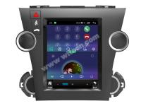 China 9.7'' Tesla Vertical Screen For Toyota Highlander 2 XU40 2007-2013 Android Car Multimedia Player for sale