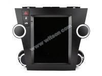 China 9.7'' Tesla Vertical Screen For Toyota Highlander 2 XU40 2007-2013 Android Car Multimedia Player for sale
