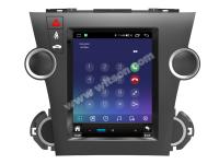 China 9.7'' Tesla Vertical Screen For Toyota Highlander 2 XU40 2007-2013 Android Car Multimedia Player for sale