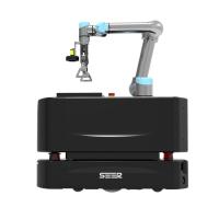 China Seer ABM150 AGV, Han's E15 15kg cobot and onrobot robot gripper for Chinese AGV System for sale