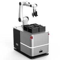 China Seer ABM150 AGV, Han's E15 15kg cobot and onrobot robot gripper for Chinese AGV System for sale