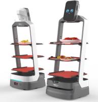 China Delivery Robot AI Catering Delivery Food Waiter in Restaurant and Intelligent Autonomous Navigation Service Robot for sale