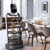 China Delivery Robot AI Catering Delivery Food Waiter in Restaurant and Intelligent Autonomous Navigation Service Robot for sale