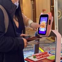 China Delivery Robot AI Catering Delivery Food Waiter in Restaurant and Intelligent Autonomous Navigation Service Robot for sale