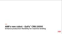 China 5kg Payload PLC Collaborative Robot Arm 6 Axis CRB 15000 for sale