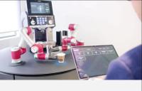 China PLC Collaborative Coffee Robot Arm 6 Axis For No One Buffet Coffee Bar for sale