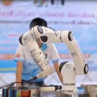 China Collaborative Robot Of Elfin E10-L Milk Tea Robot Arm 6 Axis With 1300mm Reach Used For Services for sale