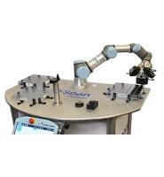 China Flexible solution for QC measurement inspection the Q-Span Workstation Kit for universal cobot manipulator UR3 for sale