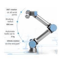 China Programmable Robotic Arm UR5 with Robotiq robot gripper for  6 Axis Cobot for sale