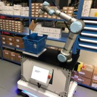 China Universal Robot Pick and Place UR3 AGV Robot with Onrobot Gripper for 6 Axis Collaborative robot for sale