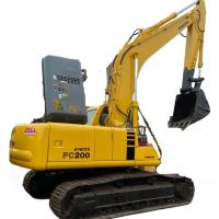 China Used Komatsu PC200 Excavator with Liyuan Hydraulic Cylinder and Pump in Good Condition for sale