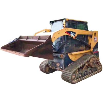 China Japan Used Loader CAT 247b Mini Home Loader Easy Operate Second-Hand Caterpillar 247b for sale