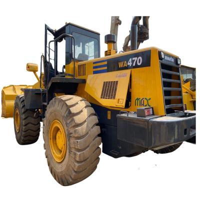 China 194kw Second Hand Wheel Loader 7 Ton Big Loading Hydraulic Valve Other Komatsu WA 470 for sale
