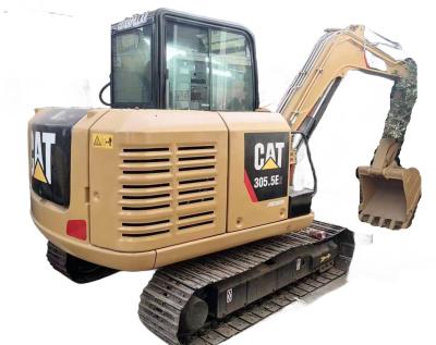 China Liyuan Hydraulic Valve Used CAT 305.5E2 Mini Excavator Tractor Machine for Benefit 2020 for sale