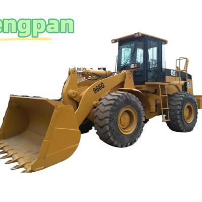 China 11000 12000 kg Machine Weight Used CAT 966G Wheel Loader with Nabtesco Hydraulic Pump for sale