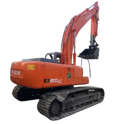 China Hitachi EX200 Good Condition Crawler Digger with EPA Engine Original Japan 20T Excavator for sale
