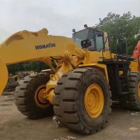 China Japan-Made Komatsu WA600 Wheel Loader Low Working Hours Ideal for Construction Works for sale