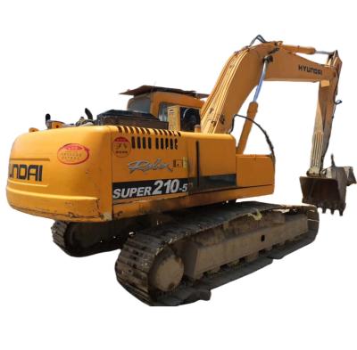 China Original Paint 21 TON Korea Robex210w-5 EPA Engine Hyundai 210w-5 Hydraulic Excavator for sale