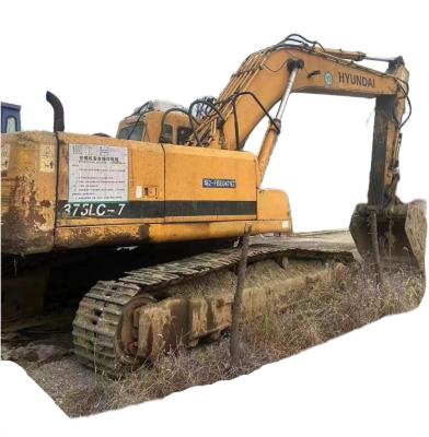 China 37 TON Korea EPA Engine Hyundai375LC Hydraulic Excavator Original Paint Used Excavator for sale