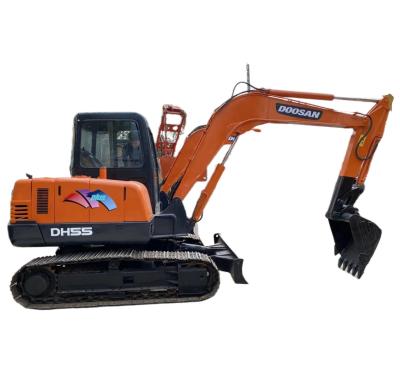 China Used Caterpillar Excavator DH55 DH60 Original Paint Crawler Excavator with EPA Engine for sale