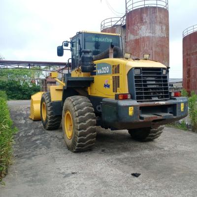 China 96KW Used Japan EPA Engine WA320 Hydraulic Wheel Loader Komatsu WA320-5 Original Paint for sale