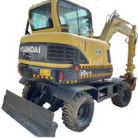 China 6TON Operating Weight Used Digger Hyundai 60W-9 Crawler Machine Smooth and Operation for sale