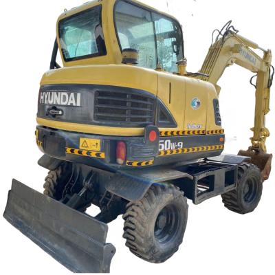 China 6TON Operating Weight Used Digger Hyundai 60W-9 Crawler Machine Smooth and Operation for sale