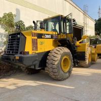 China Good Condition Second-hand Komatsu WA380 Used Loader Excavator Original Color Pay Loader for sale